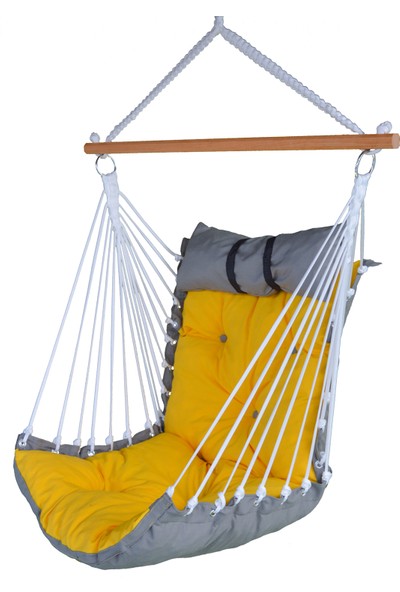 Keyif Sepeti Püsküllü Sandalye Salıncak Yastıklı (Indigo & Kırmızı) Minderli Keyif Sepeti Püsküllü Sandalye Salıncak Yastıklı (Indigo & Kırmızı) Minderli