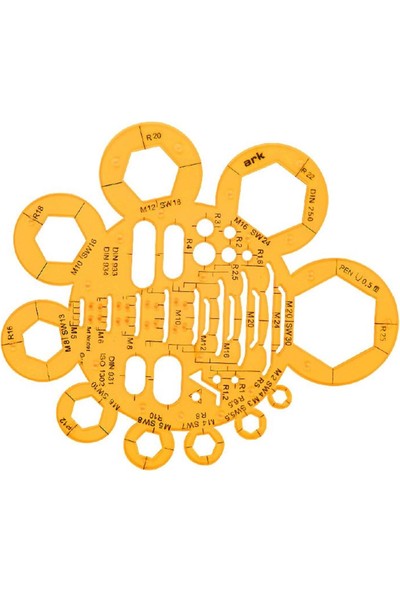 Ark 091 Vida Civata Şablonu Ark 091 Vida Civata Şablonu