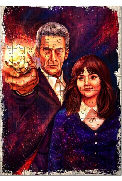 Tablomega Ahşap Puzzel Doctor Who And Clara 120 Parça 25*35 cm