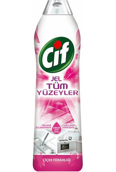 Cif Tüm Yüzeyler Jel Çiçek 16 x 750 ml