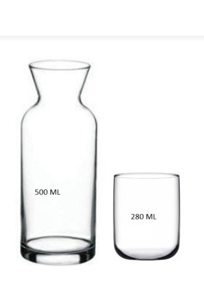 Başucu Sürahisi Bardaklı