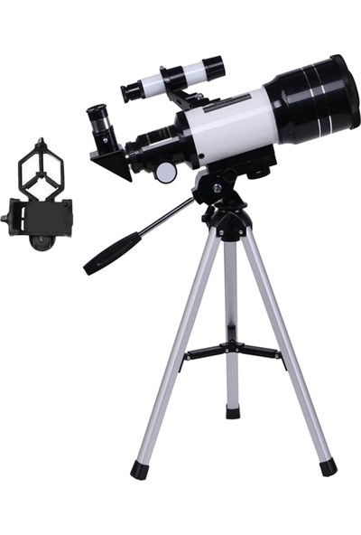 Prettyia F30070 Zoom 150X 70MM Hd Astronomik Reflektör Teleskop Kiti W / Tripod ile Telefon Kelepçesi (Yurt Dışından) Prettyia F30070 Zoom 150X 70MM Hd Astronomik Reflektör Teleskop Kiti W / Tripod ile Telefon Kelepçesi (Yurt Dışından)