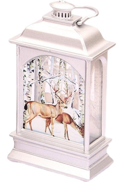 Prettyia Noel Fener Işık LED Dekoratif Fener Masaüstü Işık Tatil Gümüş Için (Yurt Dışından) Prettyia Noel Fener Işık LED Dekoratif Fener Masaüstü Işık Tatil Gümüş Için (Yurt Dışından)