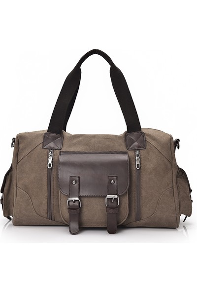 Span Kanvas Büyük Kapasiteli Erkek Çanta Omuz Seyahat Çantası (Yurt Dışından) Span Kanvas Büyük Kapasiteli Erkek Çanta Omuz Seyahat Çantası (Yurt Dışından)