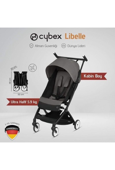 Cybex GB Pockit All City - Libelle Kabin Boy Bebek Arabası Cybex GB Pockit All City - Libelle Kabin Boy Bebek Arabası