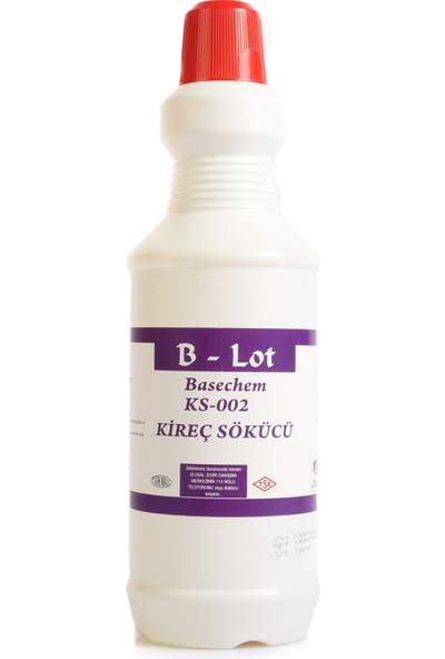 B - Lot Kireç ve Pas Sökücü