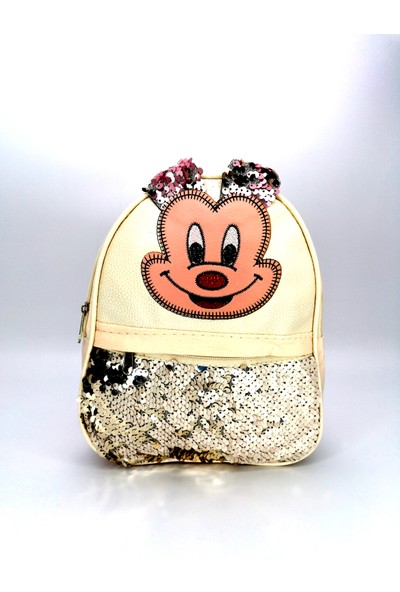 Phasespace Çocuk Çantası Mouse Tasarımlı Pullu Çocuk Sırt Çantası