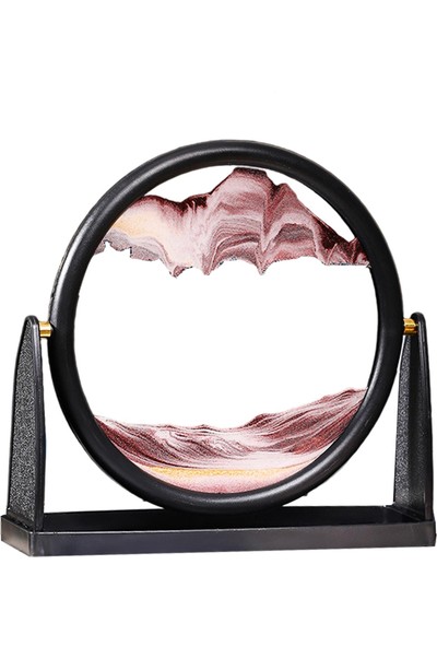 Akan Kum Sanatı Resim Kumu Ev Masaüstü Süsleme Kahve Için Hareket Ekranında Akan Kum Sanatı Resim Kumu Ev Masaüstü Süsleme Kahve Için Hareket Ekranında