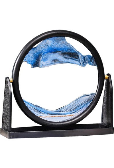 Akan Kum Sanat Resim Kum Ev Masaüstü Süs Mavi Için Hareket Ekranında Akan Kum Sanat Resim Kum Ev Masaüstü Süs Mavi Için Hareket Ekranında