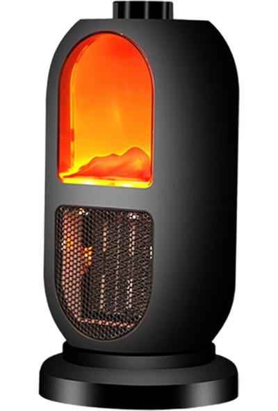 Baosity Mini Masaüstü Isıtıcı Seramik Fan - Siyah (Yurt Dışından) Baosity Mini Masaüstü Isıtıcı Seramik Fan - Siyah (Yurt Dışından)