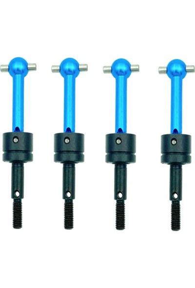 4 Adet Metal Tahrik Milleri Cvd 53792 Tt-01 Tt-02 TT02 TA04 1/10 Rc Araba Mavi