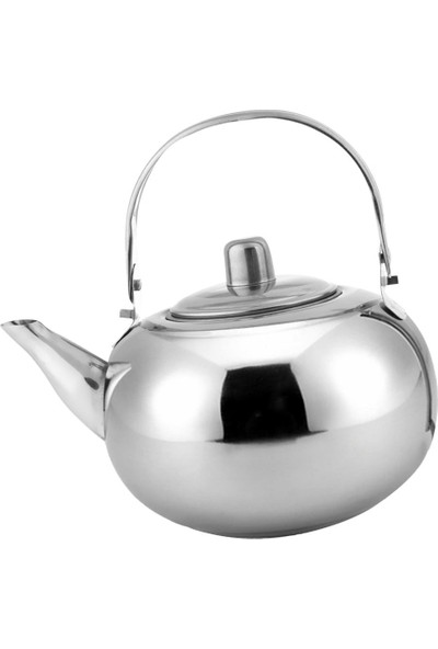 Açık Kamp Paslanmaz Çelik Çay Su Isıtıcısı Cezve 2l Gümüş Açık Kamp Paslanmaz Çelik Çay Su Isıtıcısı Cezve 2l Gümüş