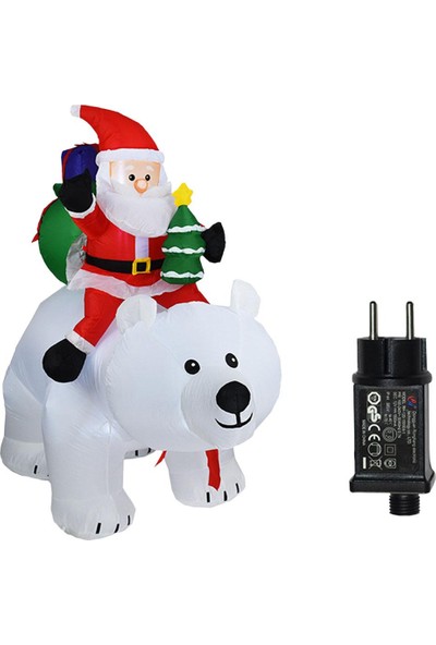 Işıklı Şişme Noel Baba Parti Süslemeleri Için Ayı Kardan Adam Rides Işıklı Şişme Noel Baba Parti Süslemeleri Için Ayı Kardan Adam Rides