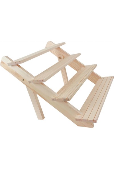 Takı Organizatör Ahşap Ekran Raf Kolye Çiviler Küpe Bilezik 4 Tier