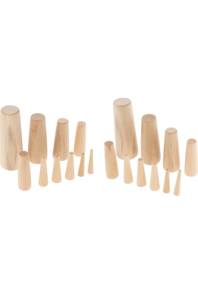 20 Acil Durum Stopgap Set Çeşitli Yumuşak Ahşap Fişler Ahşap Delik Dolgu