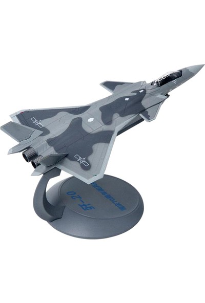 1: 144 Alaşım Uçak Havacılık J20 Uçak Standı Ev Ofis Dekor ile 1: 144 Alaşım Uçak Havacılık J20 Uçak Standı Ev Ofis Dekor ile