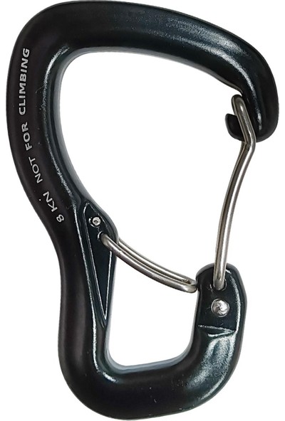 Alüminyum Hamak Carabiner Çift Elastik Çelik Tel Kapı Sırt Çantası Için 8kn Alüminyum Hamak Carabiner Çift Elastik Çelik Tel Kapı Sırt Çantası Için 8kn