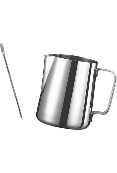 Latte Sanat Kalem Paslanmaz Çelik Barista Aracı Frothing Sürahi Kupası Süt Kahve Latte Sanat Kalem Paslanmaz Çelik Barista Aracı Frothing Sürahi Kupası Süt Kahve