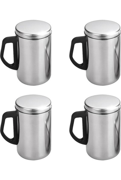 4x Çift Duvar Paslanmaz Çelik Seyahat Kupa ve Kapak Termal Yalıtımlı Fincan 350ML 4x Çift Duvar Paslanmaz Çelik Seyahat Kupa ve Kapak Termal Yalıtımlı Fincan 350ML