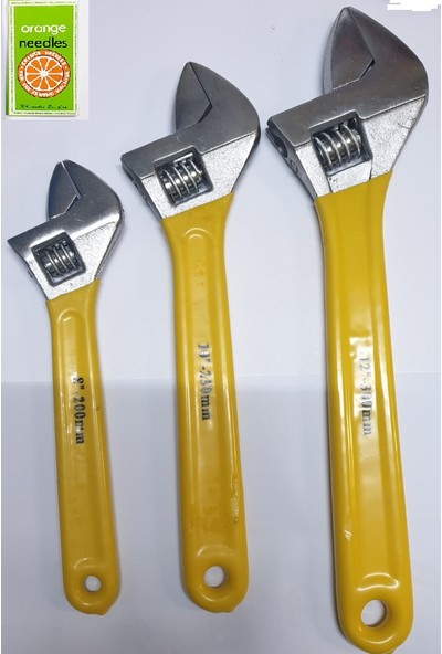 Makroyapı Kurbağacık Ingiliz Anahtarı 3 Lü Set Musluk Anahtarı Iğne Dahil Makroyapı Kurbağacık Ingiliz Anahtarı 3 Lü Set Musluk Anahtarı Iğne Dahil