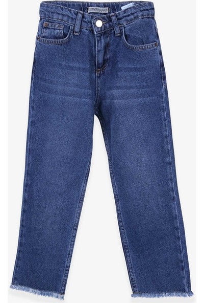 Breeze Kız Çocuk Kot Pantolon Paçası Püsküllü Mavi Soft Giyim (10-14 Yaş) Breeze Kız Çocuk Kot Pantolon Paçası Püsküllü Mavi Soft Giyim (10-14 Yaş)