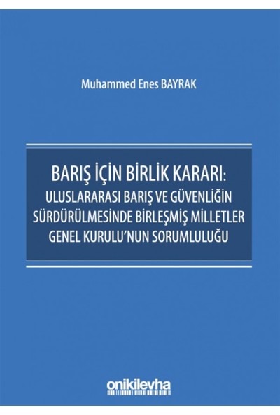 On İki Levha Yayınları Barış Için Birlik Kararı - Muhammed Enes Bayrak