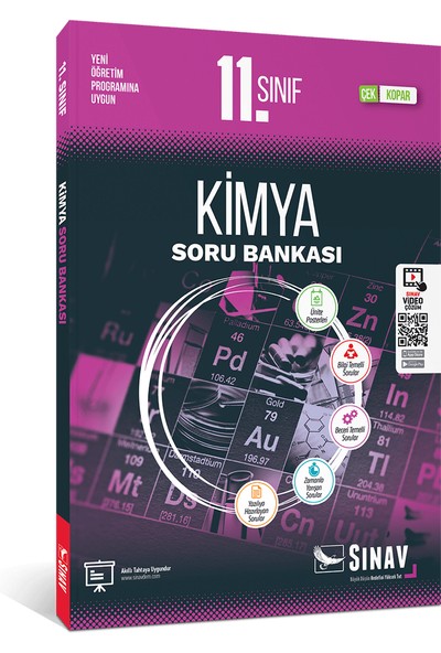 Sınav Yayınları 11. Sınıf Kimya Soru Bankası