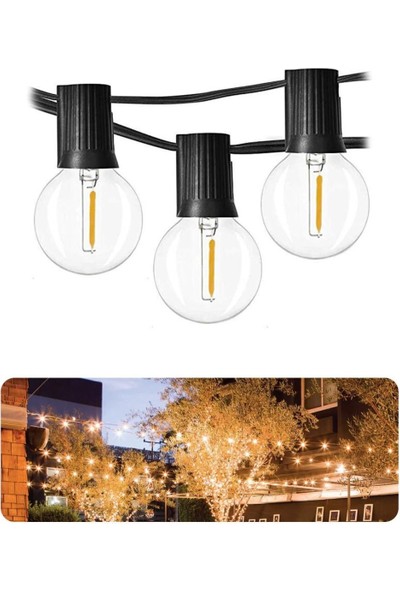 Sge Teknoloji Güneş Enerjili 12 Lambalı 6 Metre LED Solar Bahçe Teras Balkon Aydınlatması Sge Teknoloji Güneş Enerjili 12 Lambalı 6 Metre LED Solar Bahçe Teras Balkon Aydınlatması