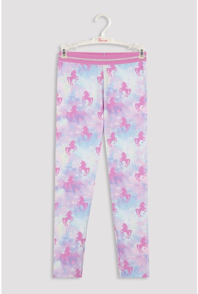 Penti Mix Kız Çocuk Glitter Unicorn Tayt
