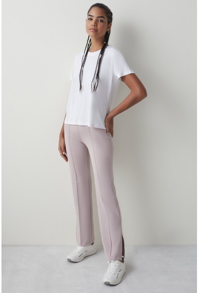 Penti Lila Slit Flare Pantolon