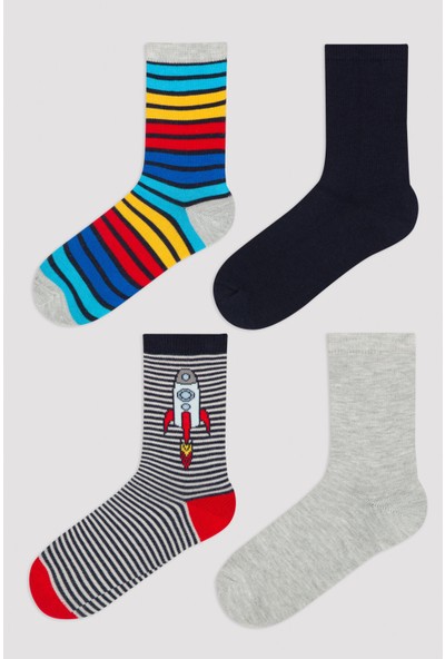 Penti Erkek Çocuk Space 4lü Soket Çorap