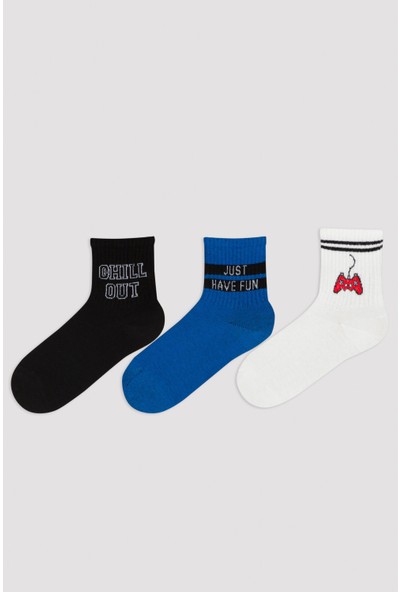 Penti Erkek Çocuk Gamer 3lü Soket Çorap