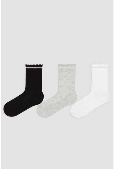 Penti Kız Çocuk Glitter Basic 4lü Soket Çorap