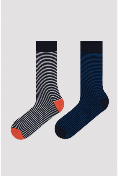 Penti Siyah Erkek Leaf 2li Soket Çorap