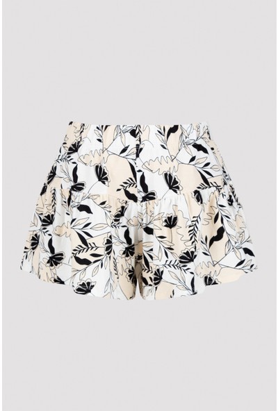 Penti Ekru Fleur Şort