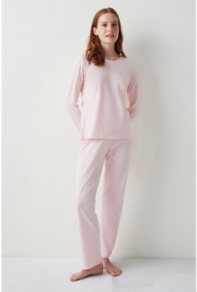Penti Lp Pembe Base Clouds Pijama Takımı