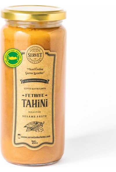 Bercekız Servet Şekerleme Taze Üretilmiş Çifte Kavrulmuş Fethiye Tahini - 450 gr - Yerli Susam Bercekız Servet Şekerleme Taze Üretilmiş Çifte Kavrulmuş Fethiye Tahini - 450 gr - Yerli Susam