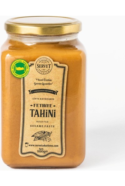 Bercekız Servet Şekerleme Taze Üretilmiş Çifte Kavrulmuş Fethiye Tahini 950 gr - Yerli Susam Bercekız Servet Şekerleme Taze Üretilmiş Çifte Kavrulmuş Fethiye Tahini 950 gr - Yerli Susam