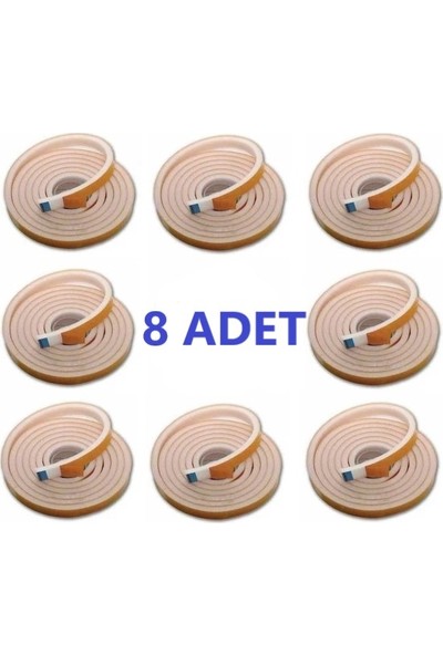 Nistabolje 8 Adet Yapışkanlı Pencere Bandı Isı Yalıtım Süngeri (5 METREX8)