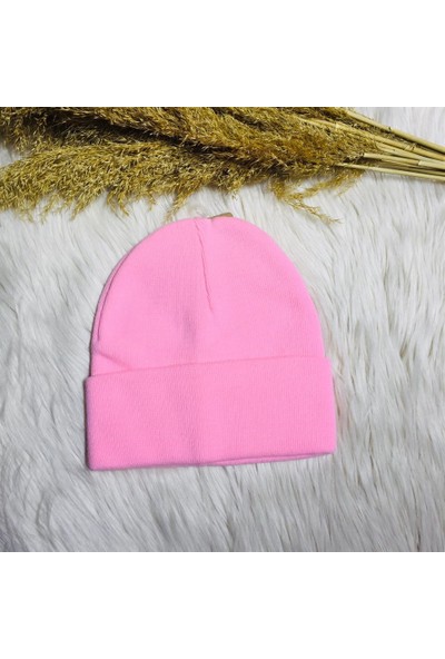 Buzz Unisex Kışlık Bere Toz Pembe