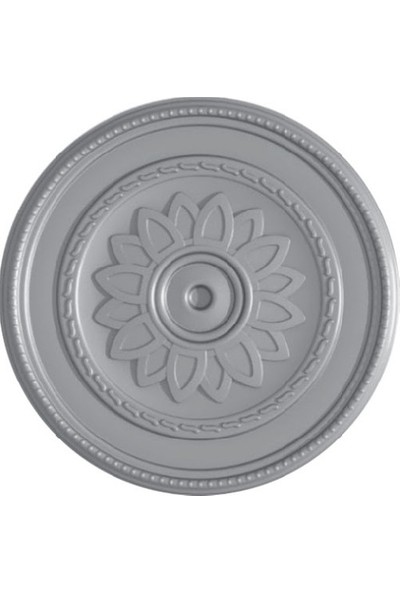 YEDİTEPEOSMANLI Papatya Desenli Tavan Lamba Göbeği - 50 cm YEDİTEPEOSMANLI Papatya Desenli Tavan Lamba Göbeği - 50 cm