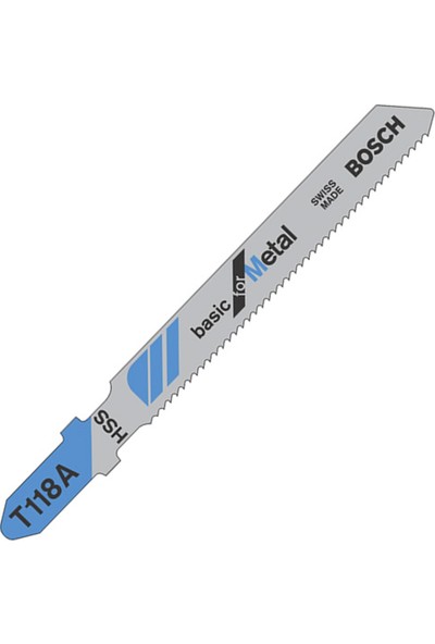 Bosch Dekopaj Ağzı Metal T 118 A (Tekli) Bosch Dekopaj Ağzı Metal T 118 A (Tekli)