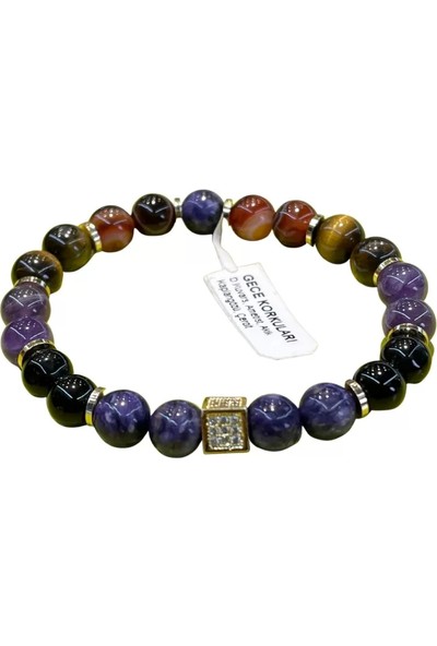 Endoles Doğal Taş Gece Korkuları Bilekliği