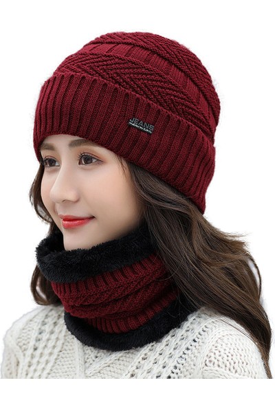 Liveasy Kadın Örme Bere + Boyunluk (Yurt Dışından) Liveasy Kadın Örme Bere + Boyunluk (Yurt Dışından)