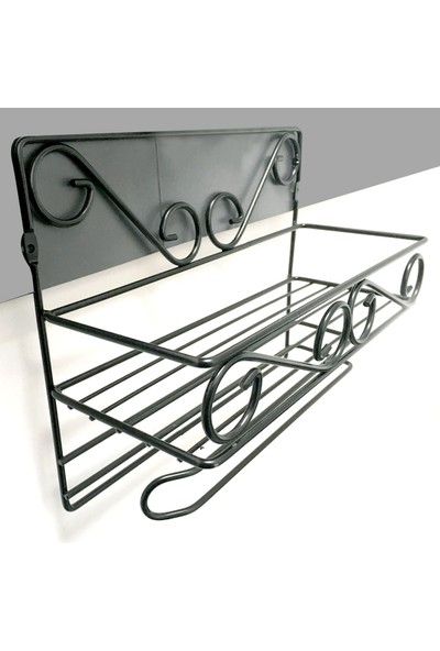 Leva House Ferforje Raflı Kağıt Havluluk Leva House Ferforje Raflı Kağıt Havluluk