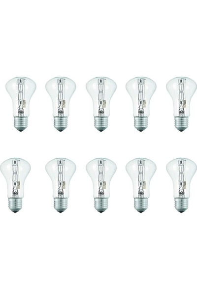 Philips Krypton Brilliant 100W 230V E27 Eco Halojen Ampul 10′lu Philips Krypton Brilliant 100W 230V E27 Eco Halojen Ampul 10′lu
