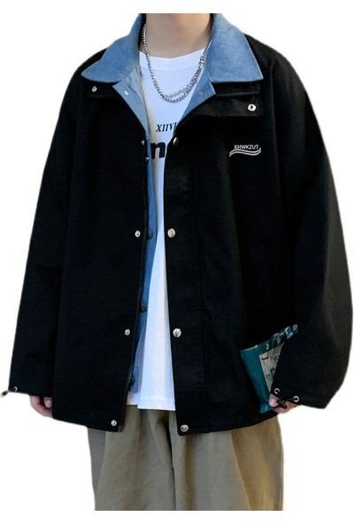 Qualife Iki Parçalı Erkek Kot Ceket Qualife Iki Parçalı Erkek Kot Ceket