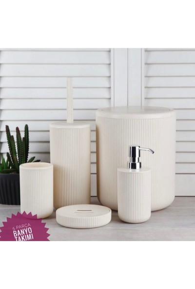 Yzhome Akrilik 5 Parça Banyo Takımı Seti Sabunluk Yzhome Akrilik 5 Parça Banyo Takımı Seti Sabunluk