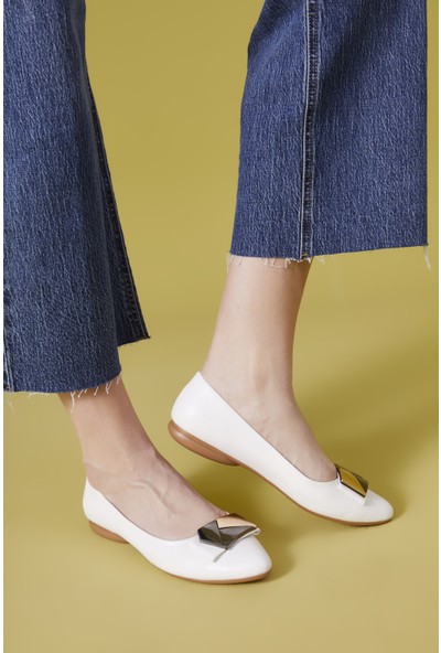 Ziya Ziya, Kadın Babet 111415 Z386153 Beyaz