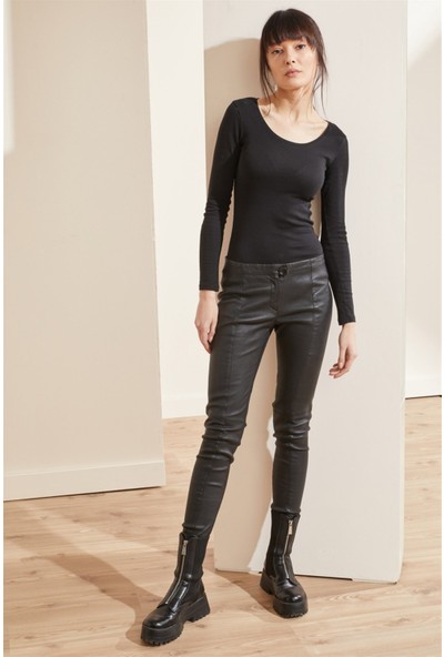 Kadın Pantalon Siyah FW-4825